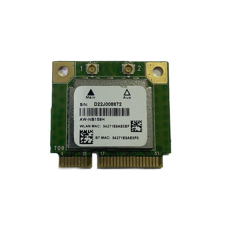 Placa Wifi Aw-nb159hcle P/ Notebook Positivo Tv Xs3210 - Loja Paulicomp ...