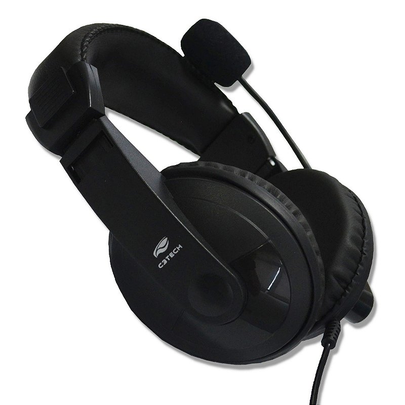 Headset C3Tech Voicer Comfort Com Microfone PH-320BK - Loja Paulicomp ...