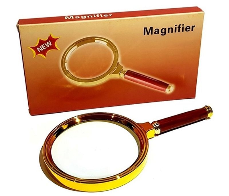 Lupa glass 75mm - CLICK IMPORTADOS ELETRONICOS