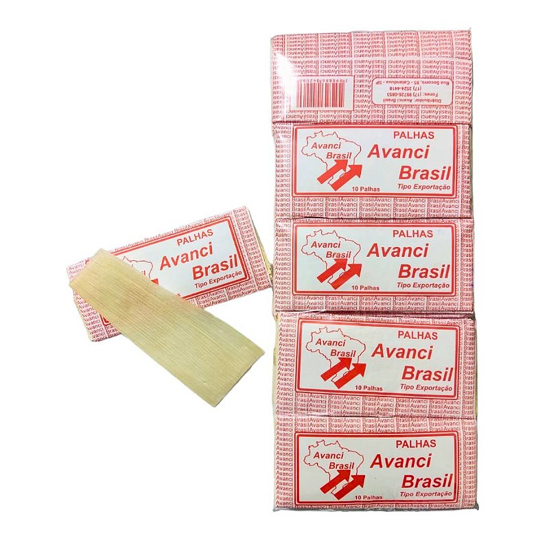 Palha para Cigarro Vermelha com 50 Unidades | Avanci Brasil - Avanci Brasil