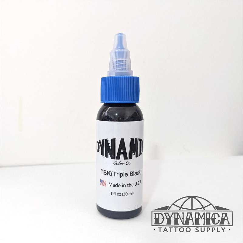 Dynamic Triple Black Pequeno - TBK - Preta - 30ml - Dynamica Tattoo Supply