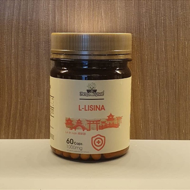 L-Lisina 60 cápsulas - LauryNaturais