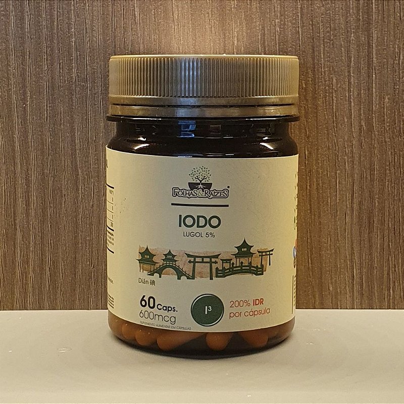Iodo 60 cápsulas - LauryNaturais