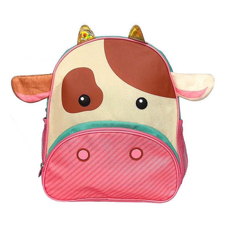 Mochila Infantil Com Alças - Vaca - MS Utilidades
