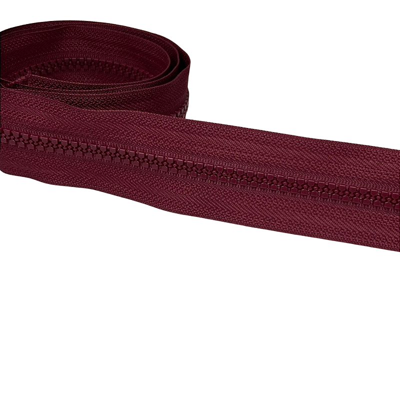 ZIPER 0,6 TRATORADO 1 METRO COR BORDO 0527 - JR PLASTICOS LOJA