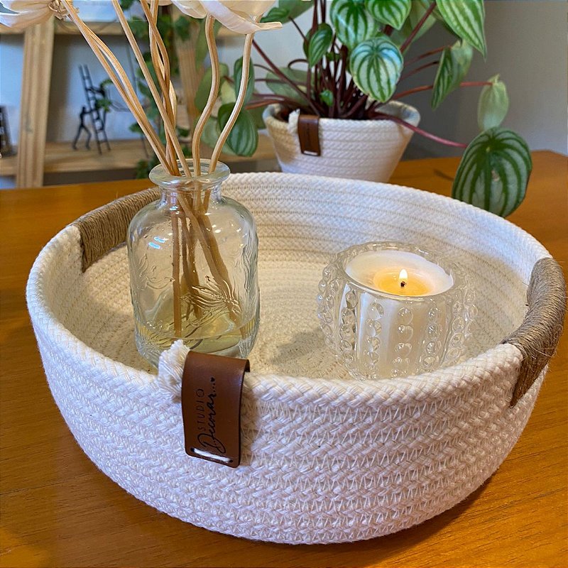 BANDEJA REDONDA - Studio Decorar - Decoração e Artesanato