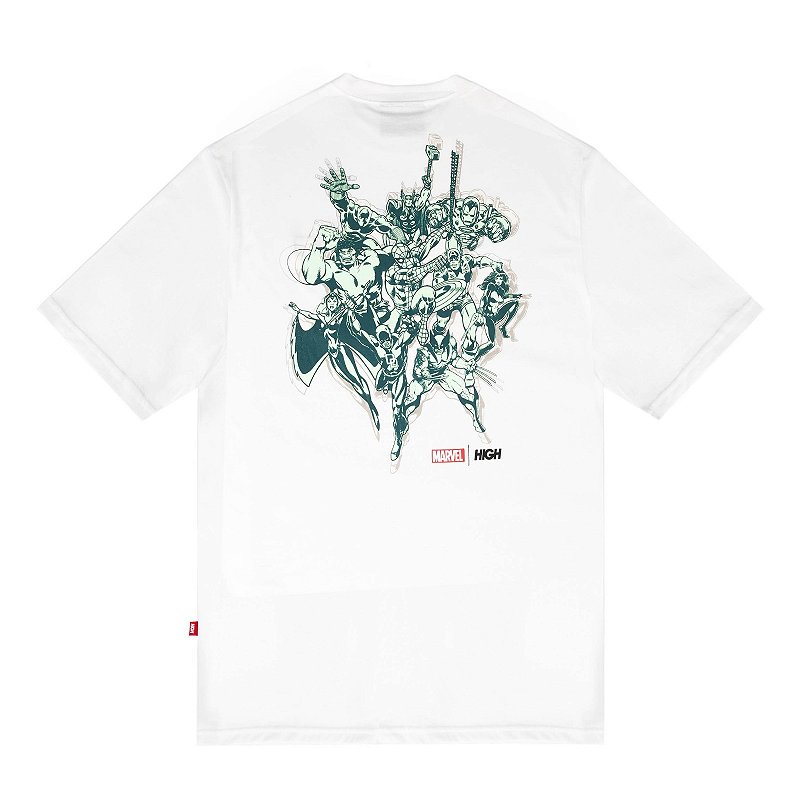 HIGH TEE SQUAD WHITE - MELEVALOGO