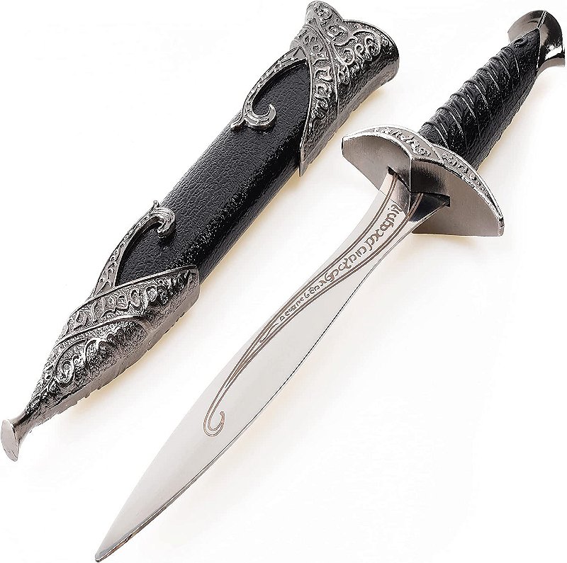 Adaga Ferroada Frodo Bilbo Bolseiro - Senhor dos Anéis - O Hobbit 🗡️ ...