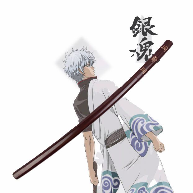 Espada Katana Gintoki Sakata Gintoki Sakata Em Aço - Tenda Medieval