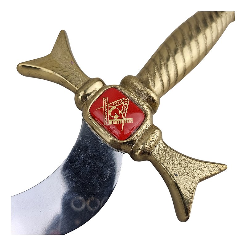 Espada Maçônica Flamígera Tradição e Elegância | Tenda Medieval - Tenda ...