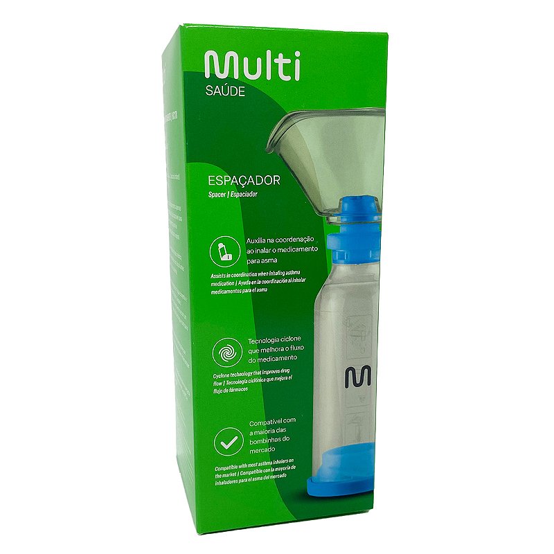 Espaçador para Medicamentos Adulto/Infantil Multi Multilaser - ACHealth