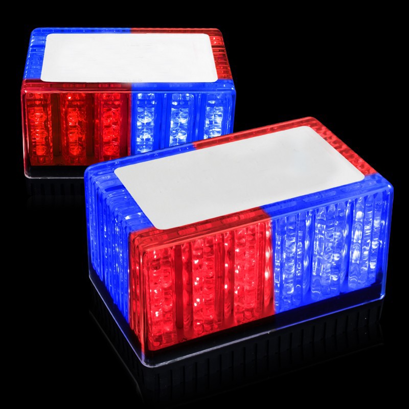 Giroflex Led Teto com Imã para Guarda Municipal GM GCM Vermelho azul ...