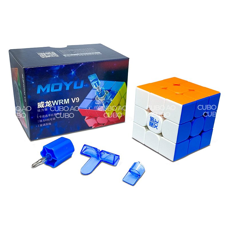 Cubo Mágico 3x3x3 MoYu WRM V9 Magnético - Stickerless - Cubo ao Cubo - A Sua Loja de Cubo Mágico ...