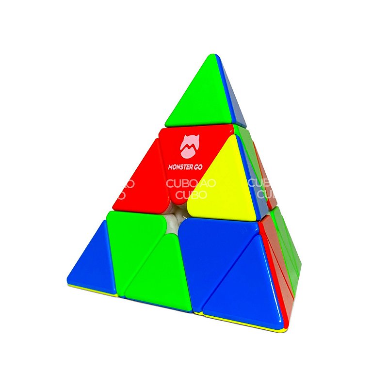 Cubo Mágico Profissional GAN Monster Go Pyraminx - Original - Cubo ao ...