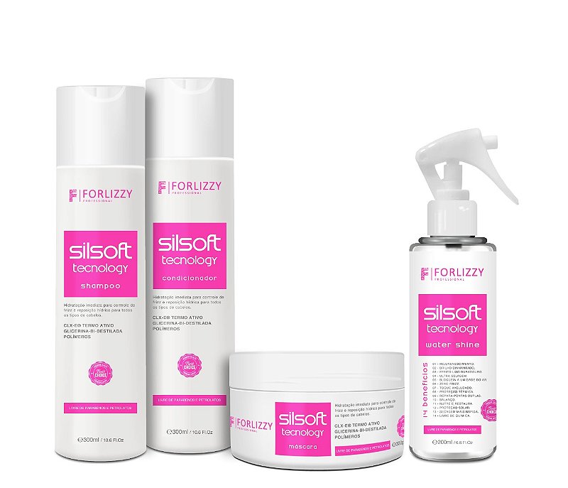 Silsoft Tecnology Hidratação | KIT HOME CARE - Forlizzy Professional