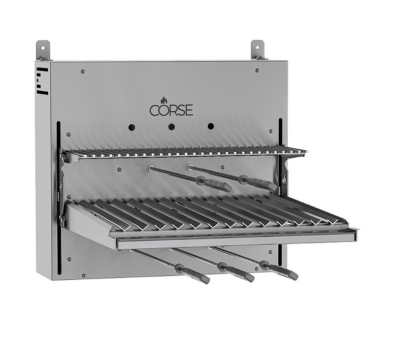 CHURRASQUEIRA DOUBLE LIFT GRILL FUTURE - Corse Lareiras e Churrasqueiras