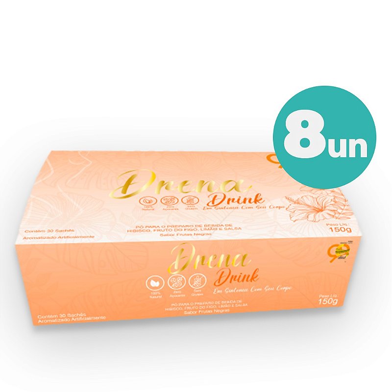 8 Caixas Drena Drink - Drena Drink