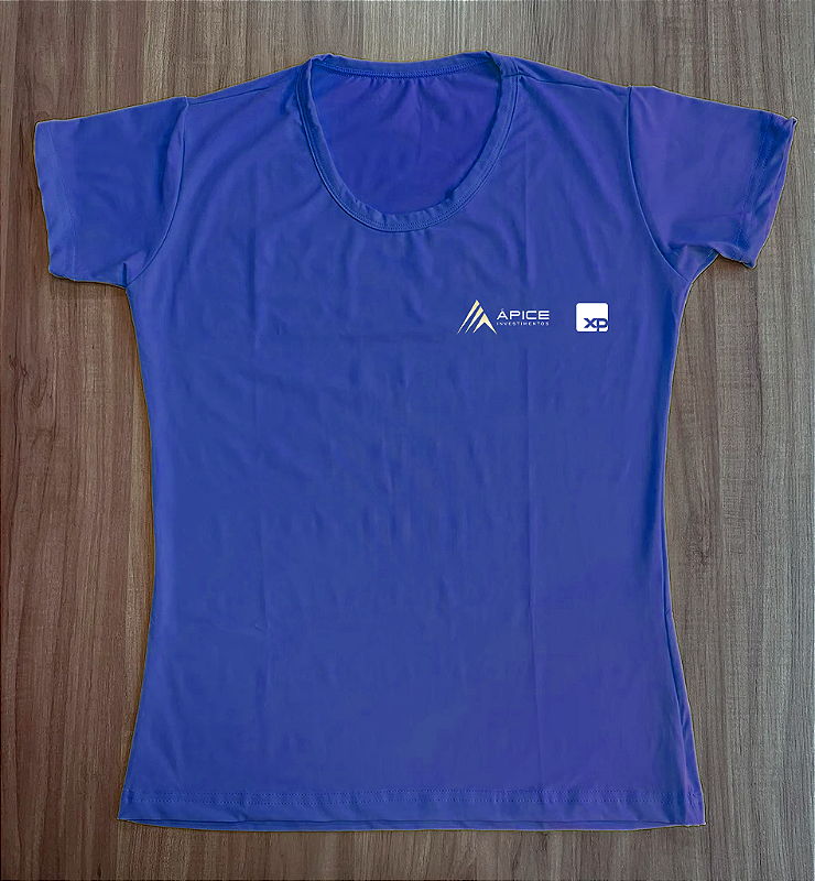 Camiseta de Malhar Azul - Ápice Shop