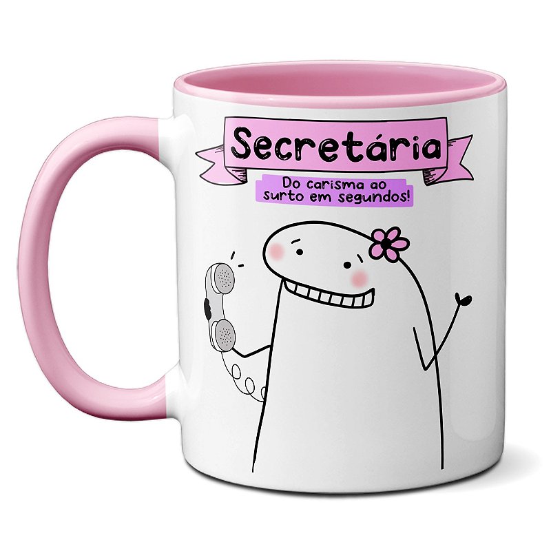 Caneca Secretária Rainha Das Multitarefas Carismática Surtada - Minha ...
