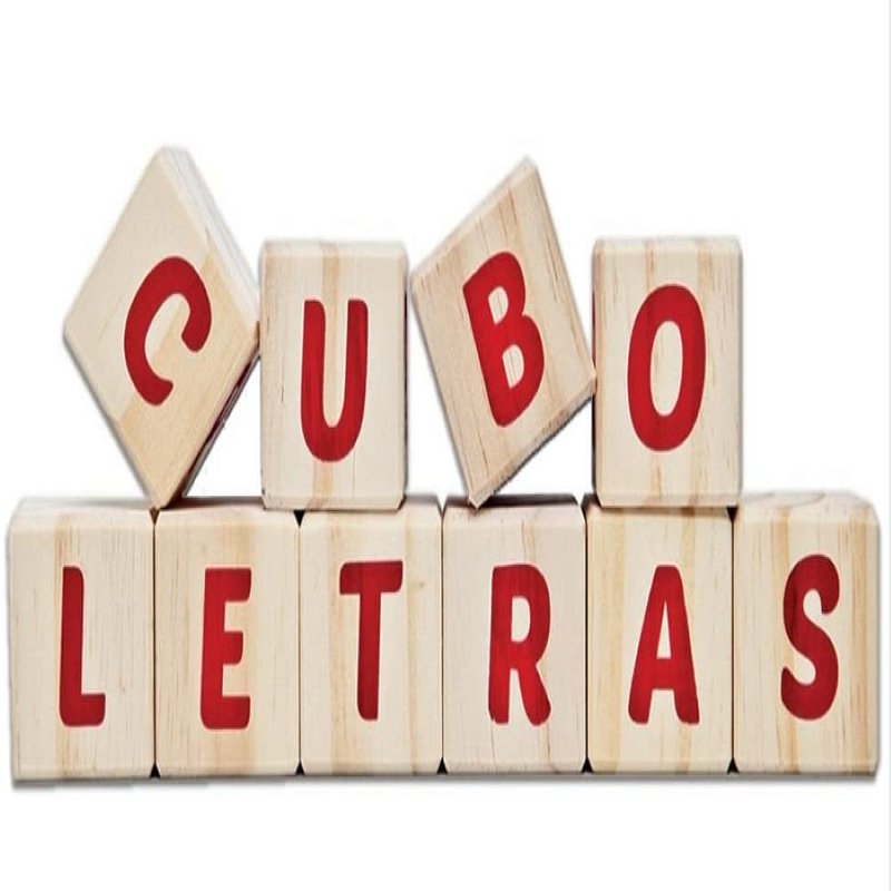 Cubo Letras - Hergg - Brinquedo Educativo - Pingu Brinquedos