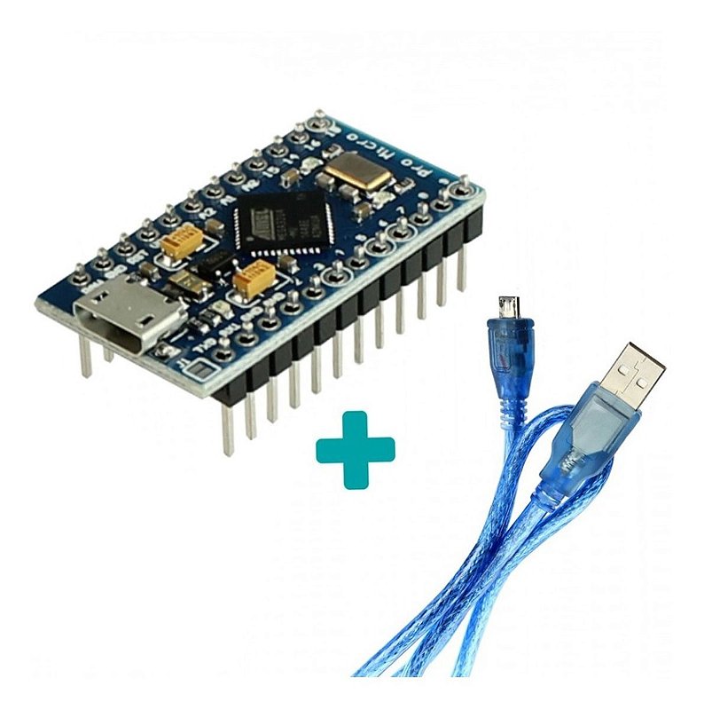 Arduino Pro Micro Atmega32U4 - Com Cabo Usb - Smartcomp seu fornecedor ...