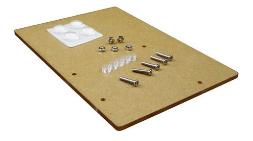 Base Acrílico Para Fixar Arduino Uno E Protoboard 400 Pontos ...