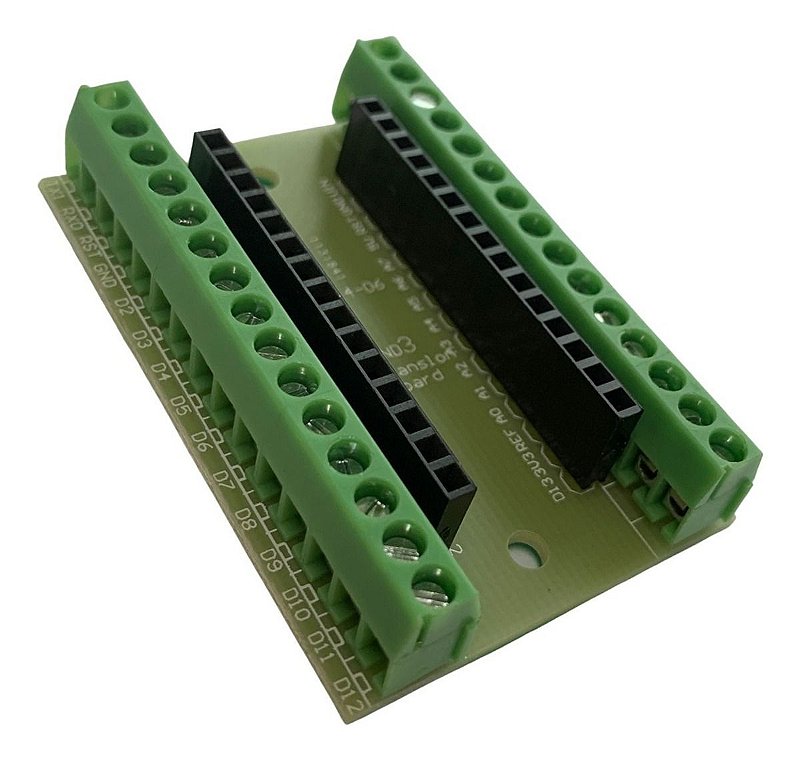 Placa Borne Terminal Para - Arduino Nano - Smartcomp seu fornecedor ...