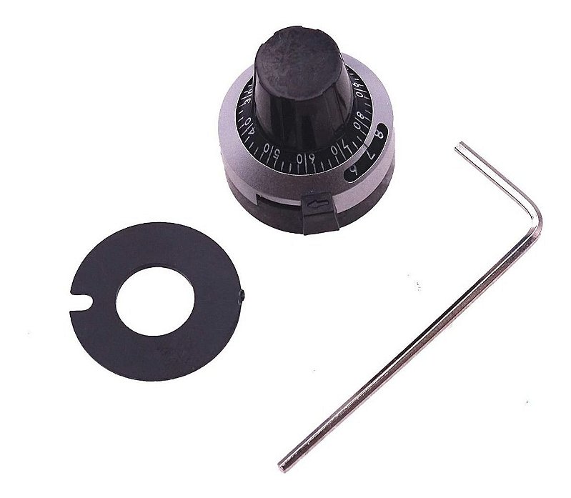 Knob Dial 16 Metalico P/3590S 6,35Mm - Smartcomp seu fornecedor ...