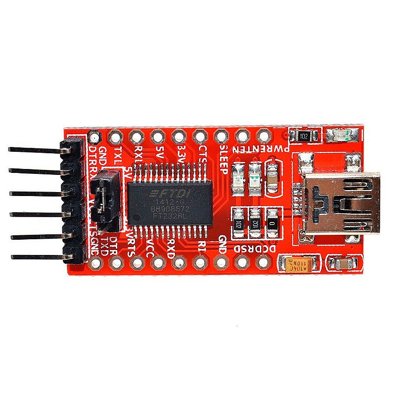 Módulo FTDI Conversor USB para TTL e RS232 Serial - FT232R 3.3V 5V ... Módulo FTDI Conversor USB para TTL e RS232 Serial - FT232R 3.3V 5V ...