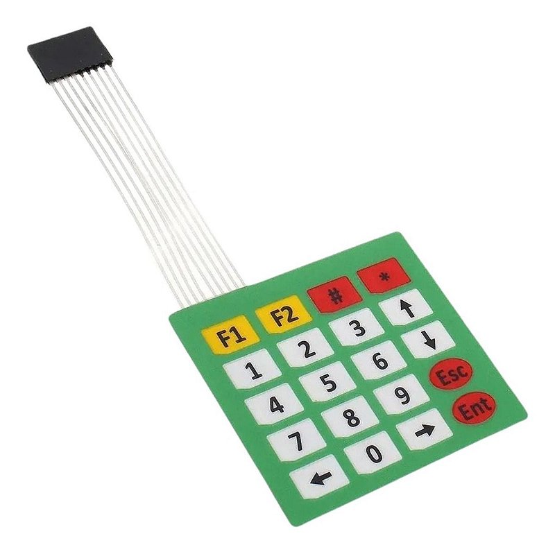 Teclado Matricial - Membrana 4x5 para Arduino - 20 Teclas - Smartcomp ...