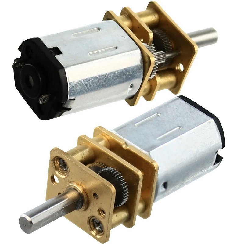 Mini Motor 6v 100 Rpm N20 Com Caixa De Redução Para Arduino - Smartcomp ...