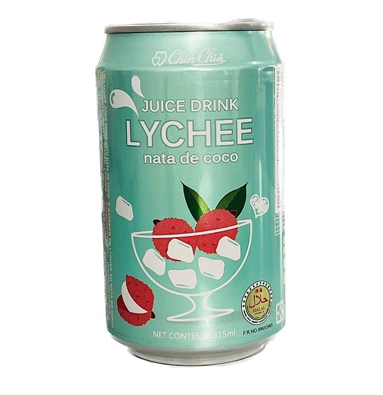 Suco De Lichia Com Nata De Coco 320ml Chin Chin - Lojas Kaito - A ...