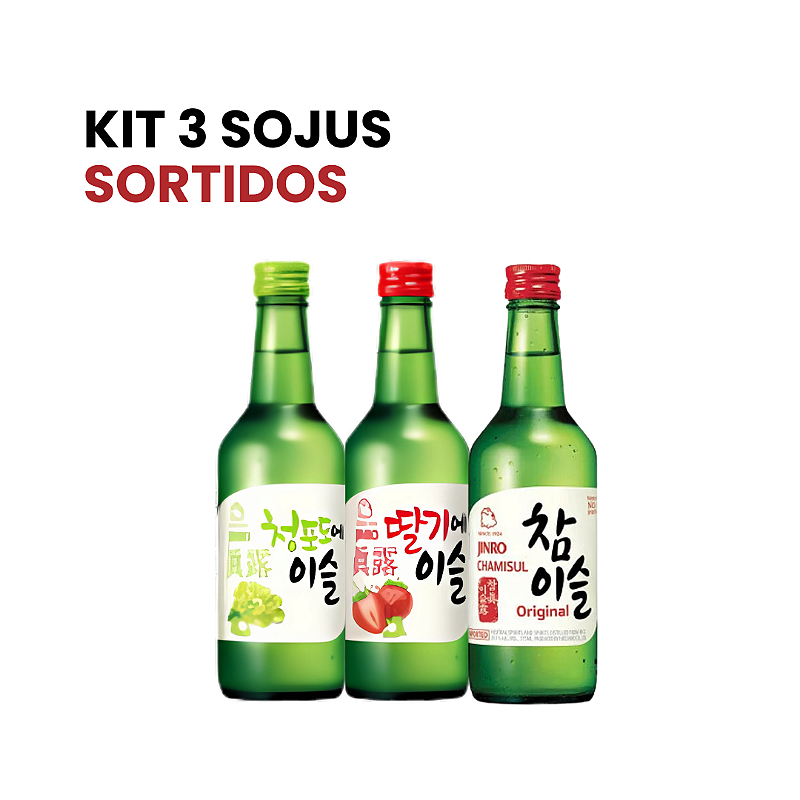 Kit com 3 Sojus sortidos - Lojas Kaito - A melhor Loja Online de ...