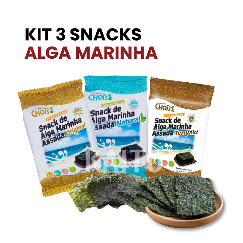Kit Snack Alga Marinha - Lojas Kaito - A melhor Loja Online de Produtos ...