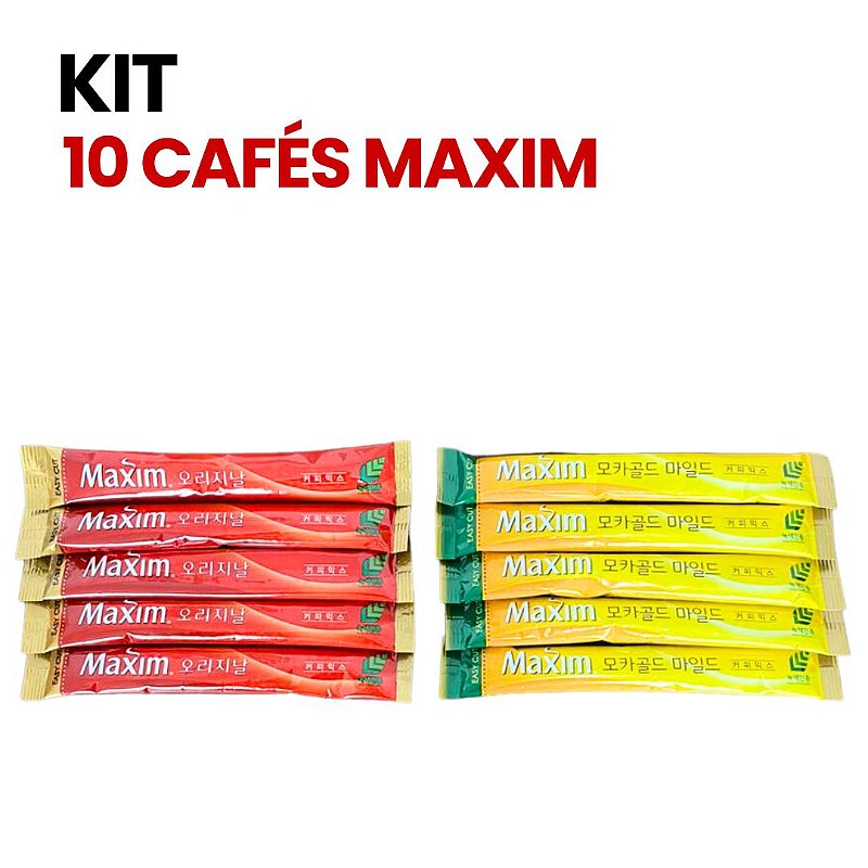 Kit 10 Cafés Maxim - Lojas Kaito - A melhor Loja Online de Produtos ...