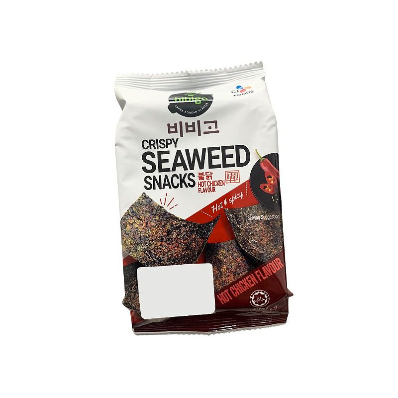 Snack Alga Marinha Sabor Hot Chicken Bibigo 5g - Lojas Kaito - A melhor ...