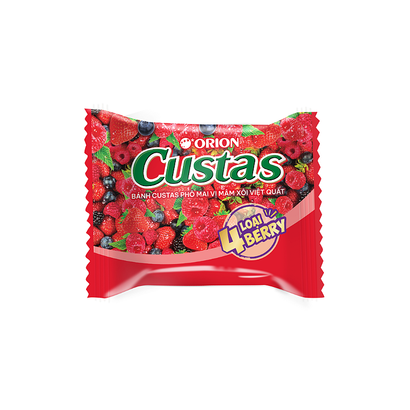Bolinho Custas Orion Sabor Frutas Vermelhas Unitário - Lojas Kaito - A ...