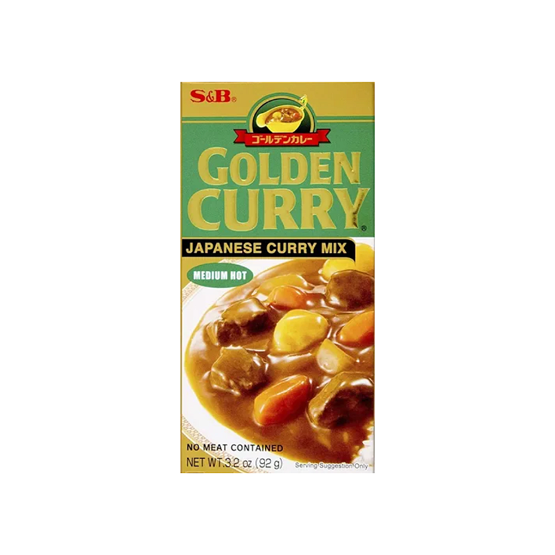 Molho Curry Golden Mix Médio S&B Chukara 92g - Lojas Kaito - A melhor ...