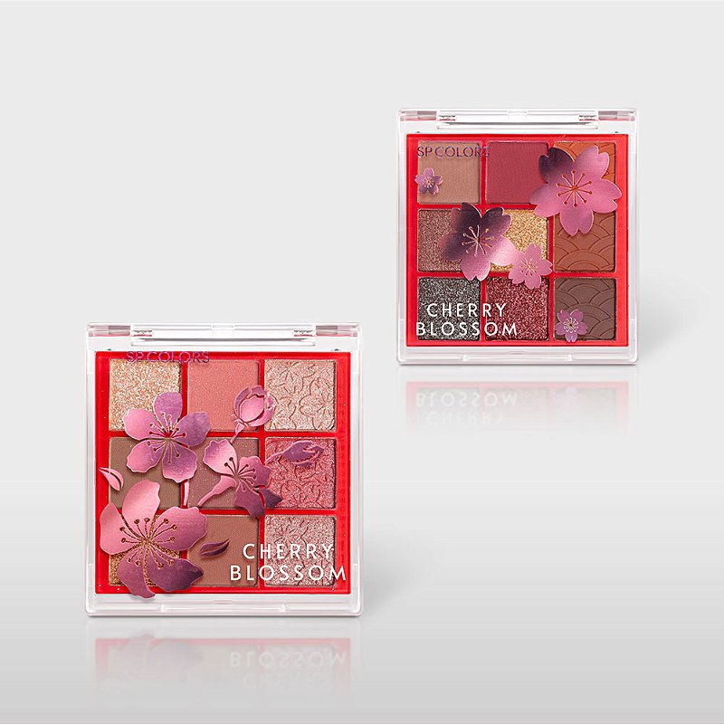 BOX PALETA DE SOMBRAS CHERRY BLOSSOM - Loja SP Colors