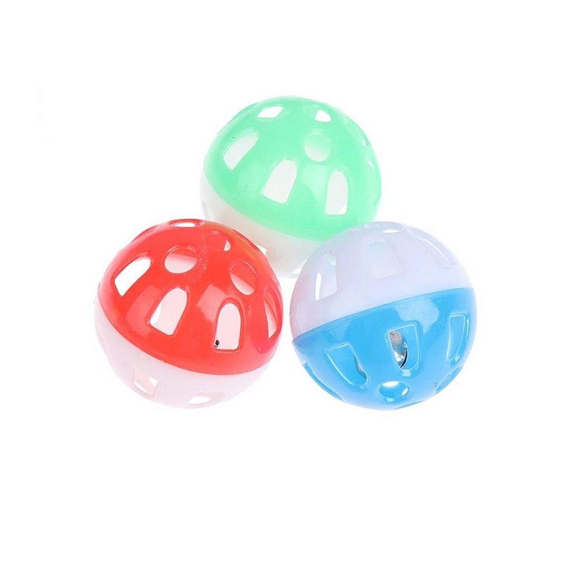 Bolinhas Com Guizo Brinquedo Para Gato - Canto das Aves