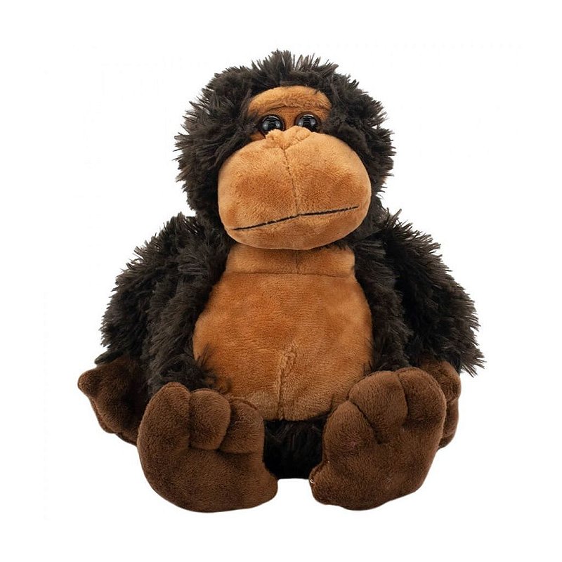 Macaco de Pelúcia Gorila Macaquinho Realista - Fizzy - Nikity Toys ...