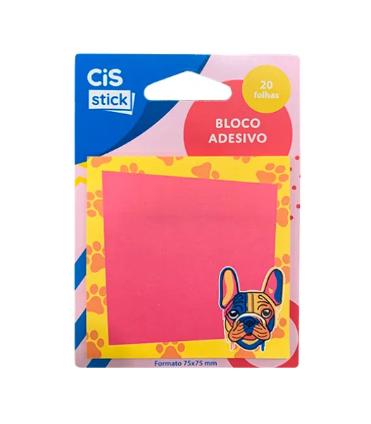Bloco Adesivo Stick Dog CiS - Cute Cat Papelaria
