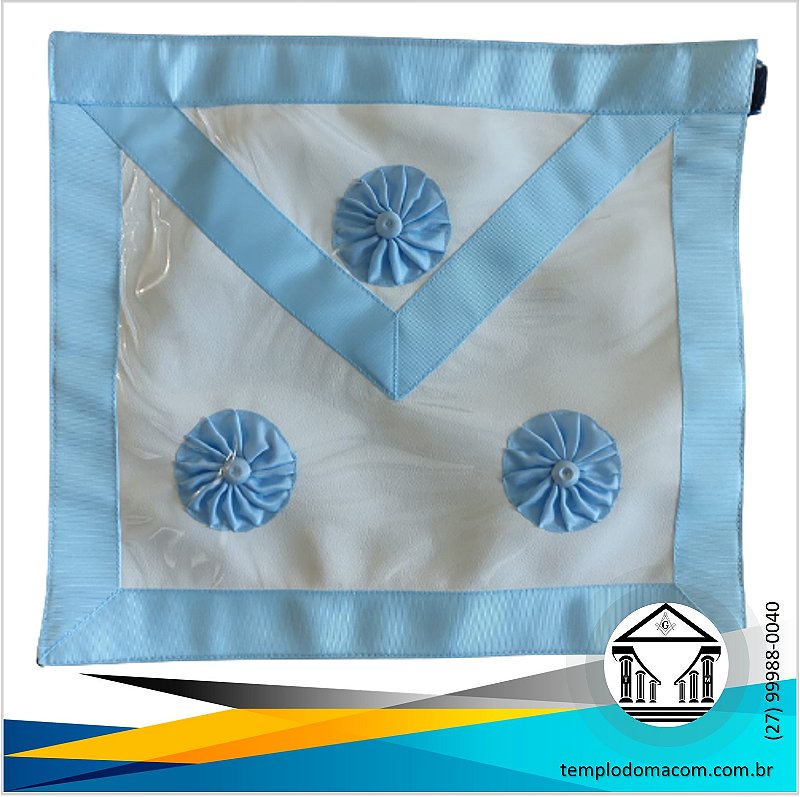 Avental de Mestre - REAA - GL - Templo do Maçom - Artigos Maçônicos