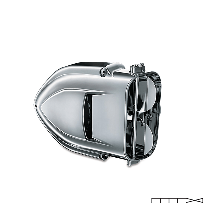 Filtro de Ar Modelo Hypercharger™ Modelo Pro-R - Cromado - Touring 2008 ...
