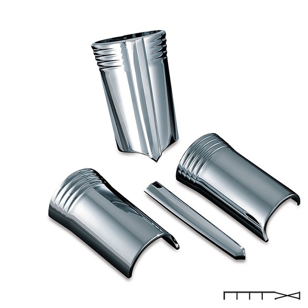 Capa da Parte Superior do Garfo - Cromada - 1996 - 2013 Electra Glide E ...