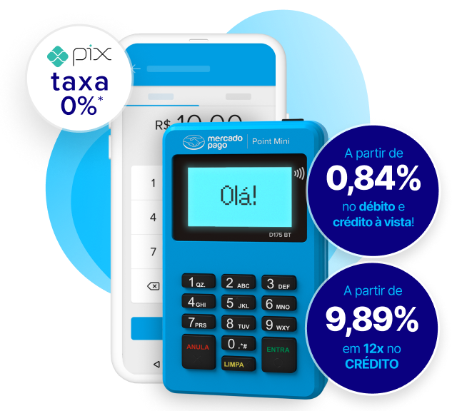 Point Mini NFC 2 - Maquininha de Cartão com NFC | Mercado Pago ...