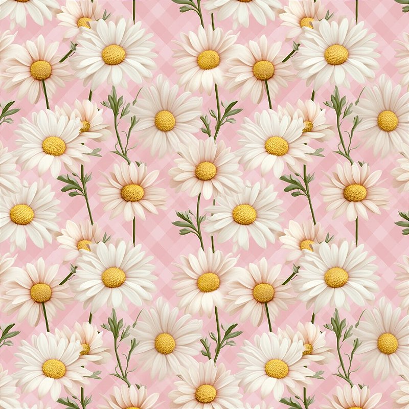 Digital Daisy Rosa - Clube dos Paninhos