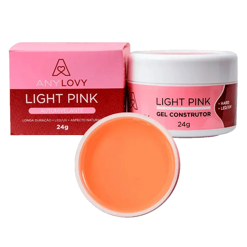 Gel LIght Pink Anylovy 24g - Beleza Unika