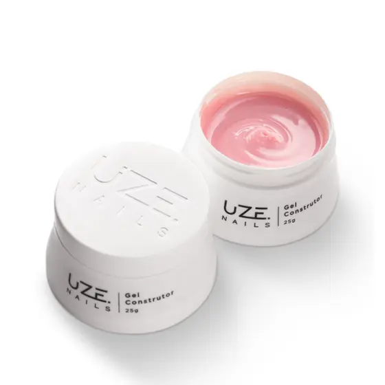Gel Construtor Natural Baby Pink 25g - Uze Nails - Beleza Unika