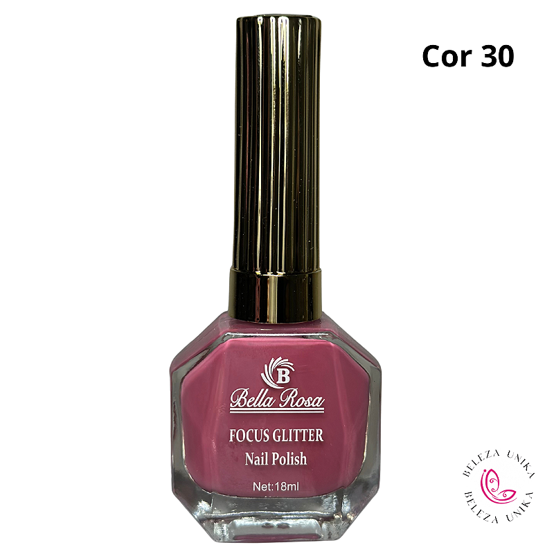 Esmalte Bella Rosa Cor 30 18ml - Beleza Unika